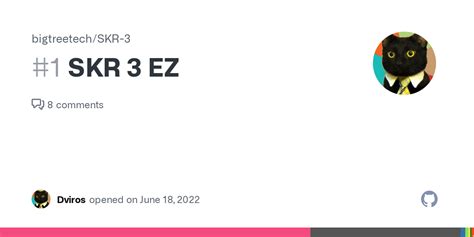 Skr 3 Ez · Issue 1 · Bigtreetechskr 3 · Github