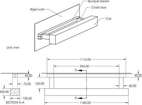 Assembly Of Bumper Beam And Crash Boxes Download Scientific Diagram