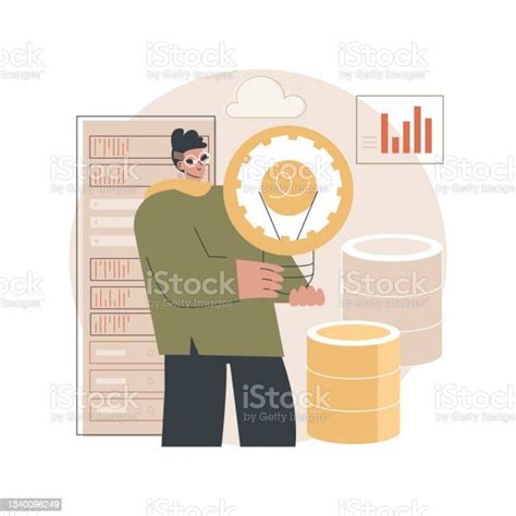 혁신적인 빅 데이터 솔루션 추상 적 개념 벡터 일러스트 0명에 대한 스톡 벡터 아트 및 기타 이미지 0명 개념 개발 Istock