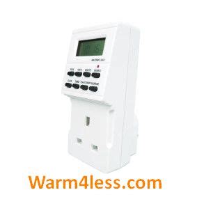Plug In Electric Heater Timer Warm4less Ltd