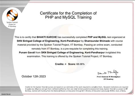 Bhakti Karche On Linkedin Php And Mysql