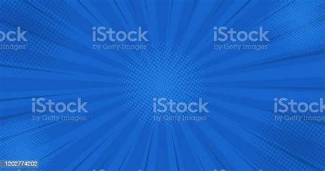 하프 톤 코너와 만화 블루 복고풍 배경입니다 여름 을 배경으로 합니다 만화 책 포스터 광고 디자인에 대한 복고풍 팝 아트 스타일의 벡터 일러스트레이션 배경 주제에 대한 스톡