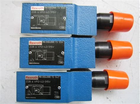 Rexroth Superimposed Relief Valve Mnrr900409898 Zdb6vp2 42315v Zdb 6