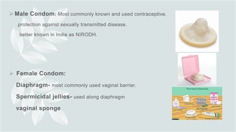 Contraceptivepptx Measures In Males And Females Ppt