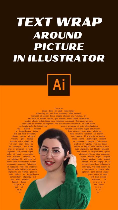 Text Wrap Around A Picture Logo Etc In Illustrator Full Tutorial In