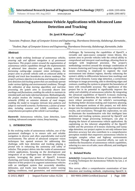enhancing autonomous vehicle applications with advanced lane detection