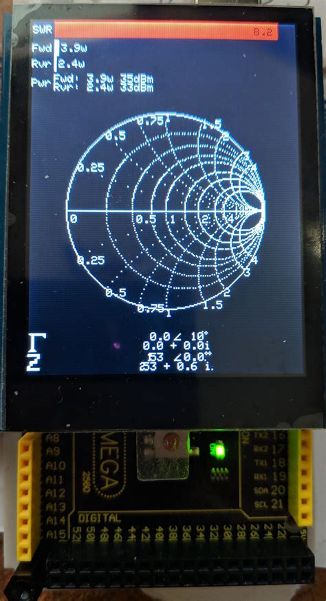 First Draft Of The V2 Ui For A Swr Meter With Vna Capability Im