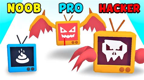 NOOB Vs PRO Vs HACKER TV Invasion YouTube