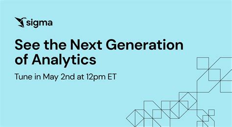 Come See How Sigma Is Reinventing Bi With Ai Python Data Apps And
