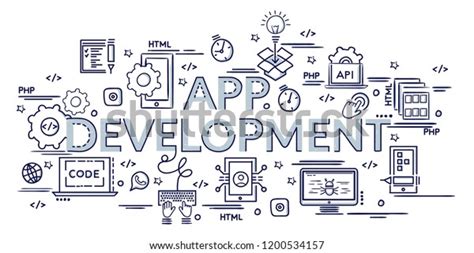 6 Thousand Coding Development Doodles Royalty Free Images Stock