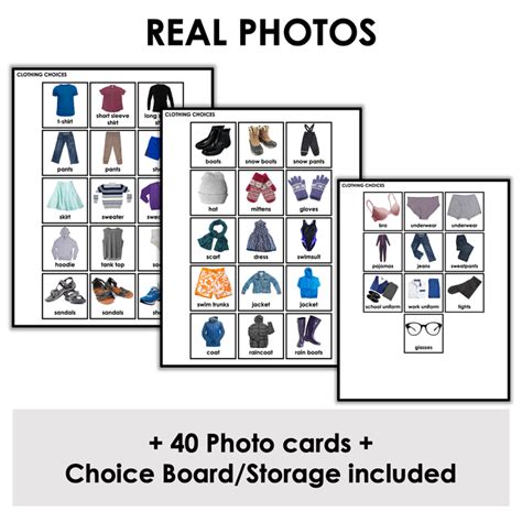 Getting Dressed Visual Chart — Autism Grown Up