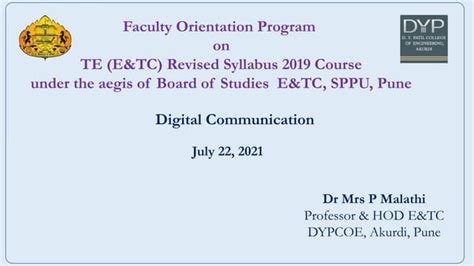 Digital Communication Sppu Unit Iipptx