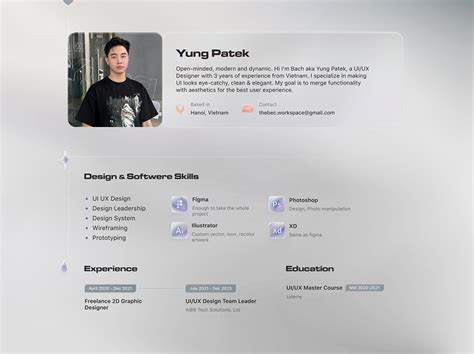 portfolio ui ux design gia bách yung patek behance