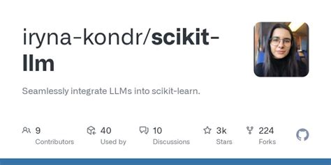 Yiqiao Yin On Linkedin Github Iryna Kondrscikit Llm Seamlessly