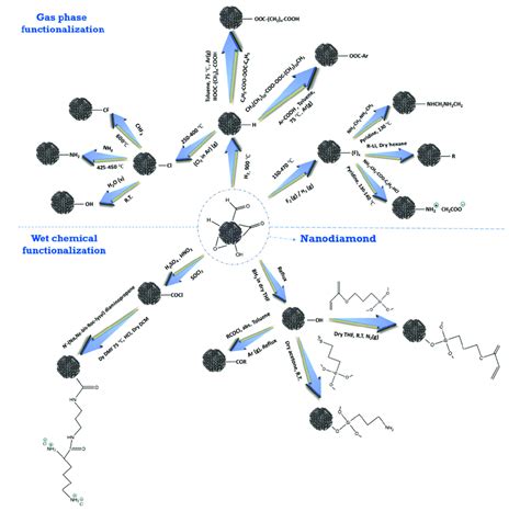 Representation Of Different Approaches For Surface Functionalization Of