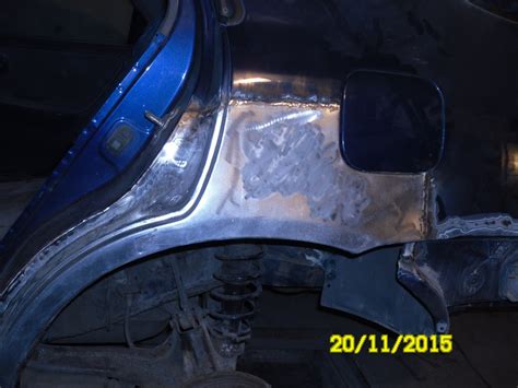 Ремонт задних арок — Honda Civic (5G), 1,5 л, 1993 года | кузовной ...