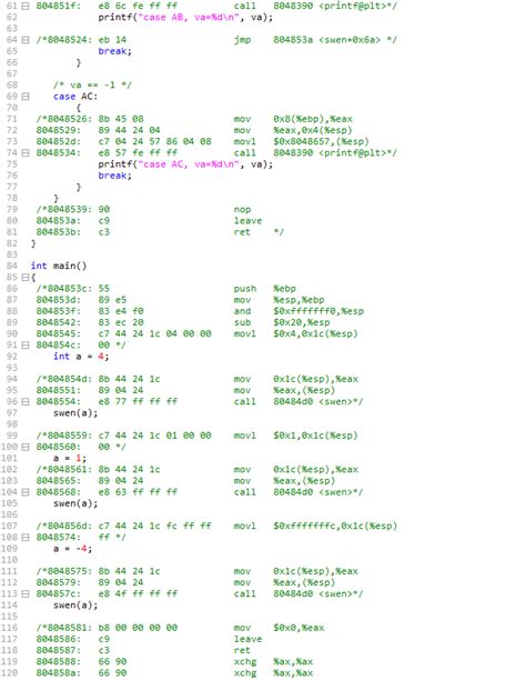 逆向 还原代码之switch Enum Interl 32 Csdn博客