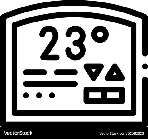control panel icon thin linear style design vector image