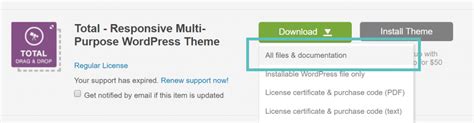 how to install and optimize the total wordpress theme