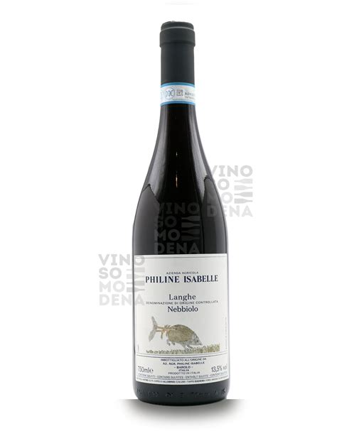 Philine Isabelle Langhe Nebbiolo 2022 Vinoso Modena