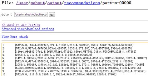 Mahout协同过滤算法源码分析（1）mahout基于用户的协同过滤算法源码讲解 Csdn博客