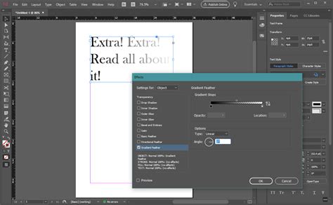 How To Add Text Effects In Adobe InDesign