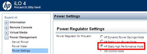 Power Settings