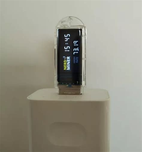 Bitcoin Nerd Miner V2 0 Newest V1 6 3 Firmware Lcd Dongle 73kh S £27 80 Picclick Uk