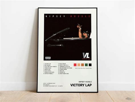 Nipsey Hussle Victory Lap Album Cover Poster Architeg Prints