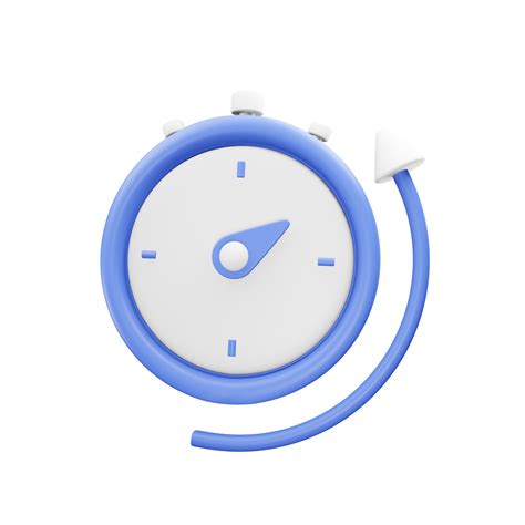 Stopwatch 3d With Buttons And Arrow On Isolated 43857945 Png