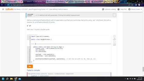 Answered Define A Method Printfeetinchshort Bartleby