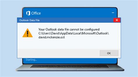 What To Do If Your Outlook Data File Cannot Be Configured