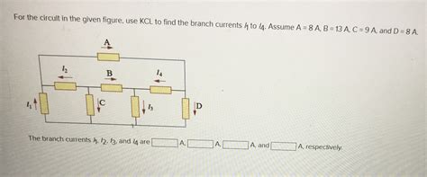 Solved For The Circuit In The Given Figure Use KCL To Find Chegg