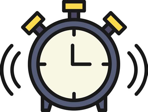 Alarm Line Filled 9777976 Vector Art At Vecteezy