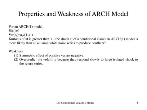 Ppt Lecture 8 Conditional Heteroscdastic Models Powerpoint Presentation Id4217014