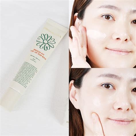 메이크업 베이스 브루케시아 브리즈핏 톤업 선 베이스 네이버 블로그