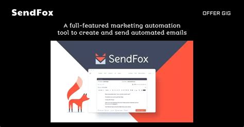 sendfox lifetime deal — create send and track email campaigns email campaign customized email