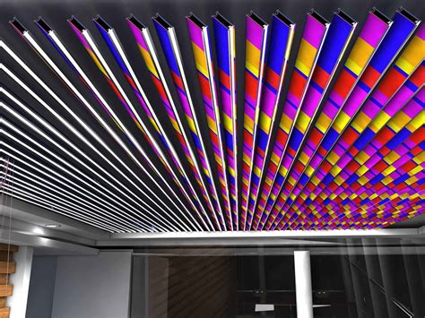 Iqubx Greenpro Certified Modular Multifinish Acoustic Baffle Ceiling