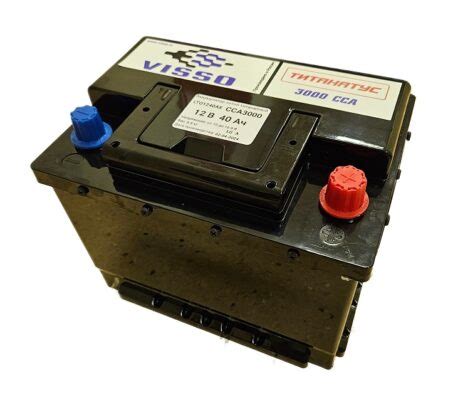 Аккумулятор литий-титанатный 12V 40Ah LTO – Visso