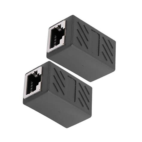 Conector De Extensión De Cable Lan Rj45 Para Conex Grandado