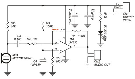 Microphone Preamp Schematic Diagram Dynamic Mic Preamp Circu
