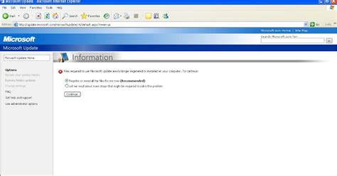 MPECS Inc Blog Microsoft Update Error Files Required To Use Microsoft Update