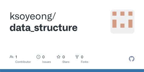 GitHub Ksoyeong Data Structure