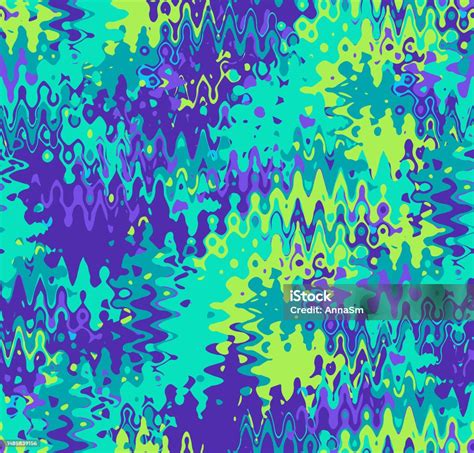 디지털 미래형 이음매 없는 패턴 액체 모양과 물결 모양의 선이 있는 현대 기술 디자인 웹 디자인 포장지 패브릭 프린트 및 카드를 위한 장식 배경 0명에 대한 스톡 벡터 아트