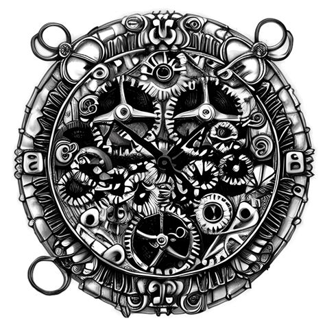 Steampunk Butterfly Clock Face · Creative Fabrica