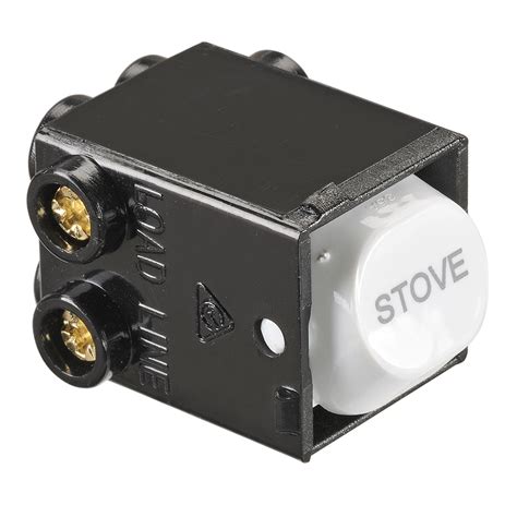Way Stove Switch Mechanism Double Pole White Projecta