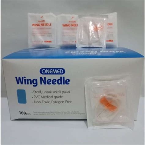 Promo Onemed Wing Nedle 25g Panjang 075 Winged Infusion Set Onemed
