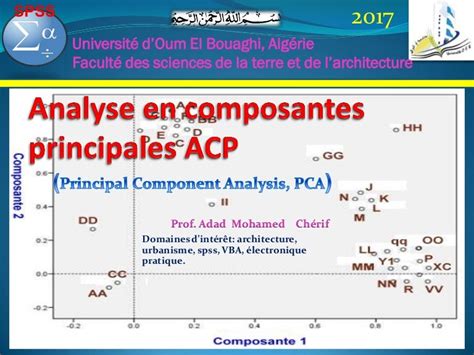 Analyse En Composantes Principales Acp Sous Spss Principal Compone