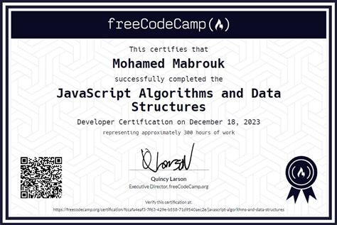 Mohamed Mabrouk On Linkedin Freecodecamp Javascript Algorithms