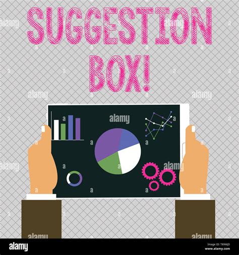 Conceptual Hand Writing Showing Suggestion Box Concept Meaning Container Which Showing Can